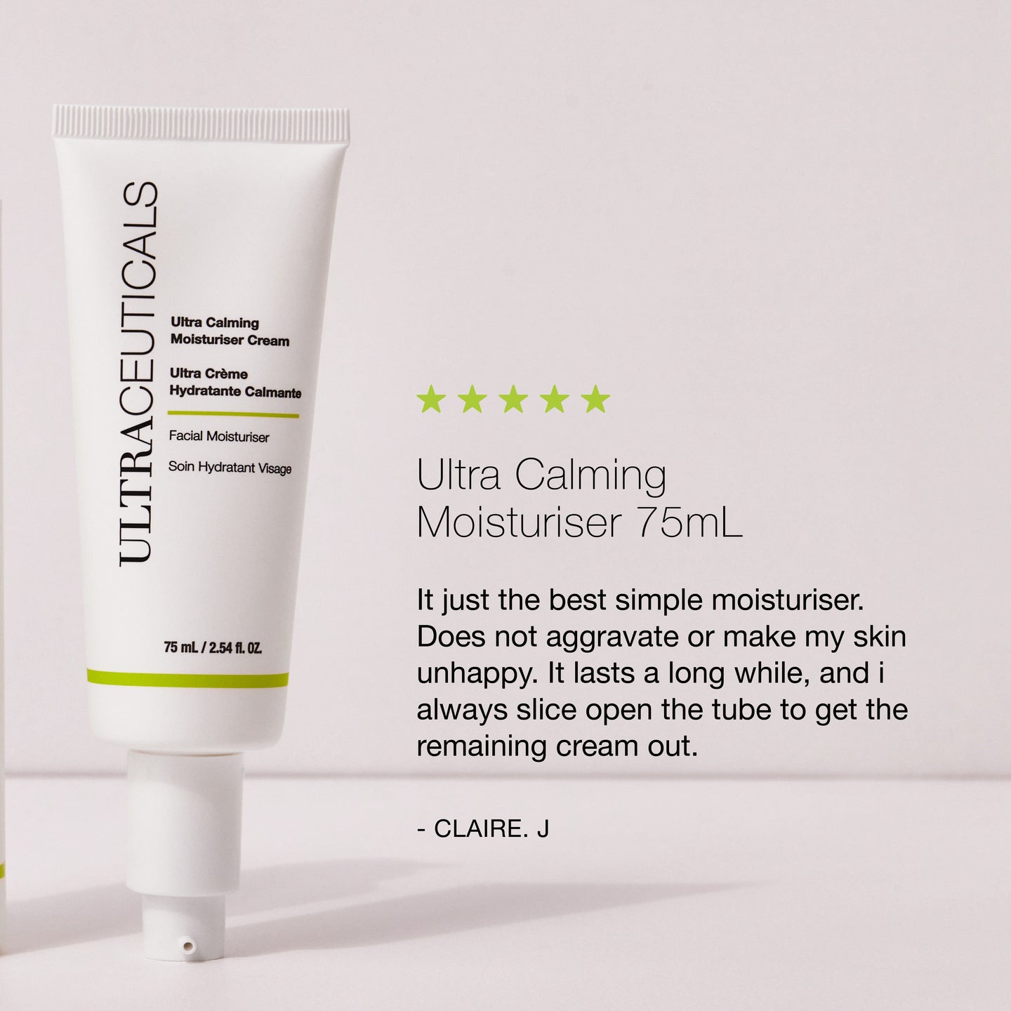 Ultra Calming Moisturiser Cream Online – Ultraceuticals US
